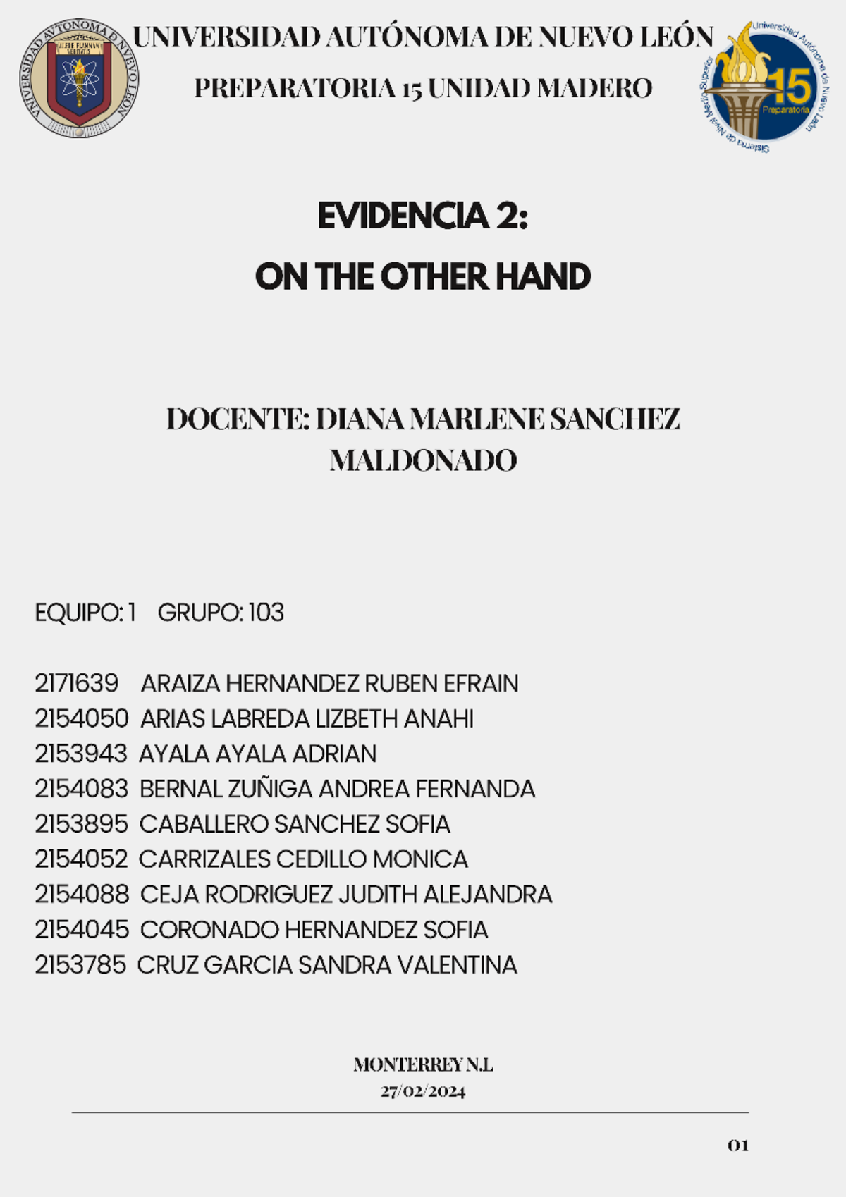 Evidencia 2 Mcmlii - Mi Conexion al Mundo en Otra Lengua II - Studocu