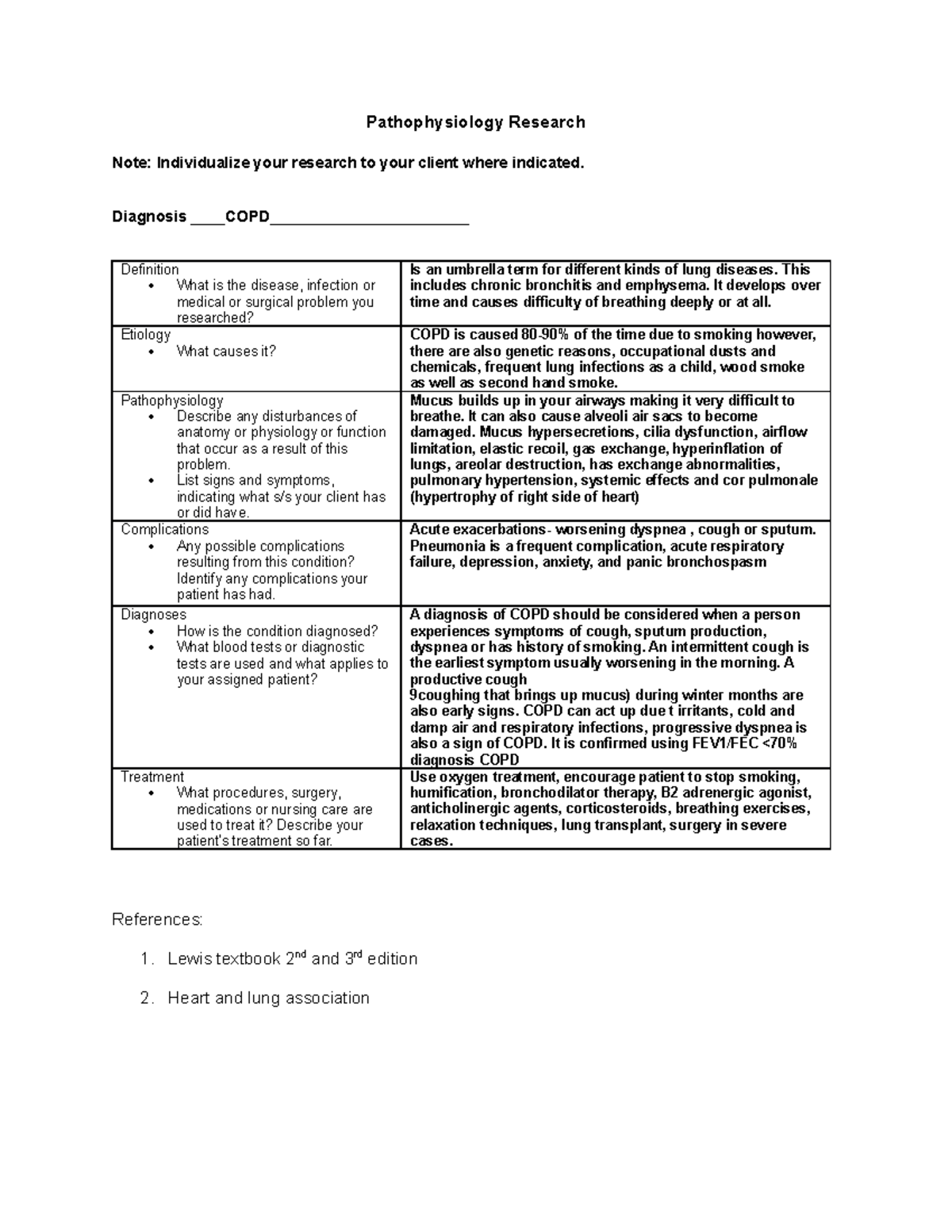 Pathophysiology-Research-COPD - Pathophysiology Research Note ...