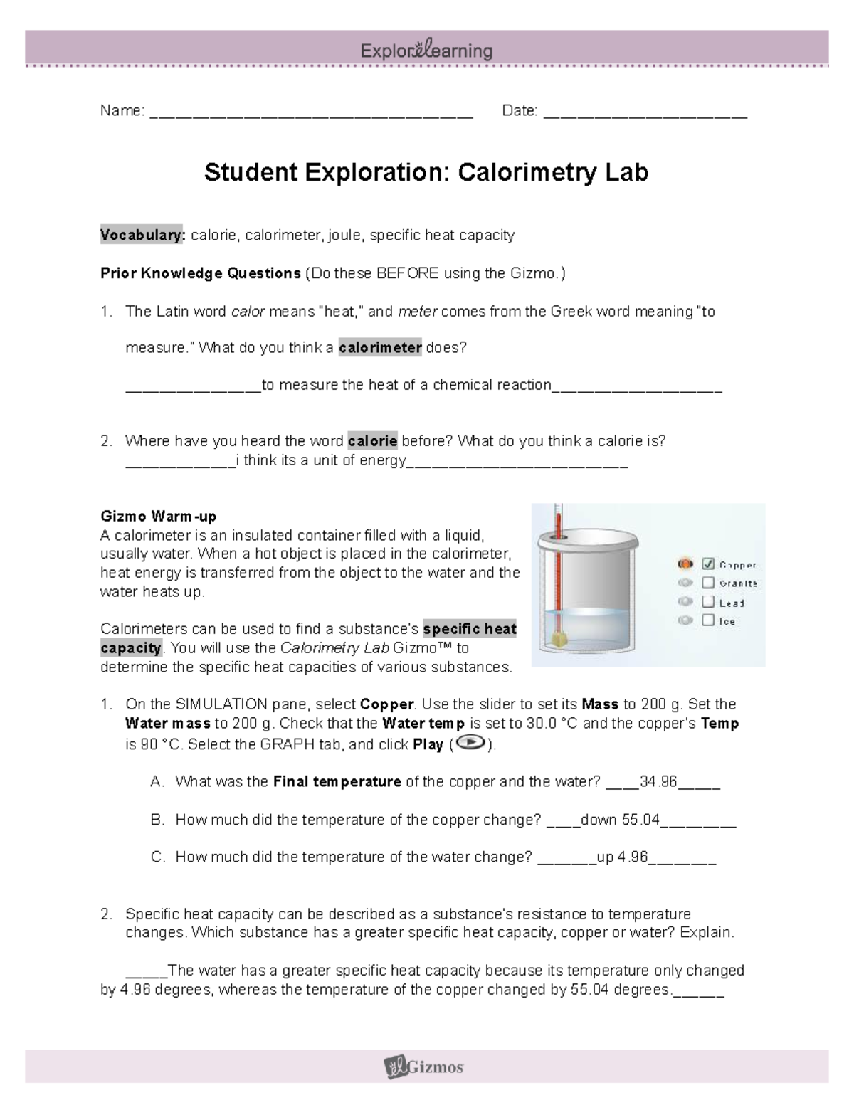 Copy of Module Eleven Lesson Two Assignment - Name