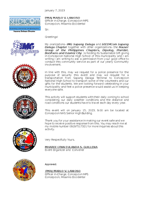 Sustainable gift giving program - January 15, 2023 9:00AM Program ...