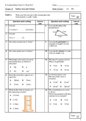 PSMT YEAR 11 - Scaffold of PSMT Year 11 and 12 - Contents - Studocu