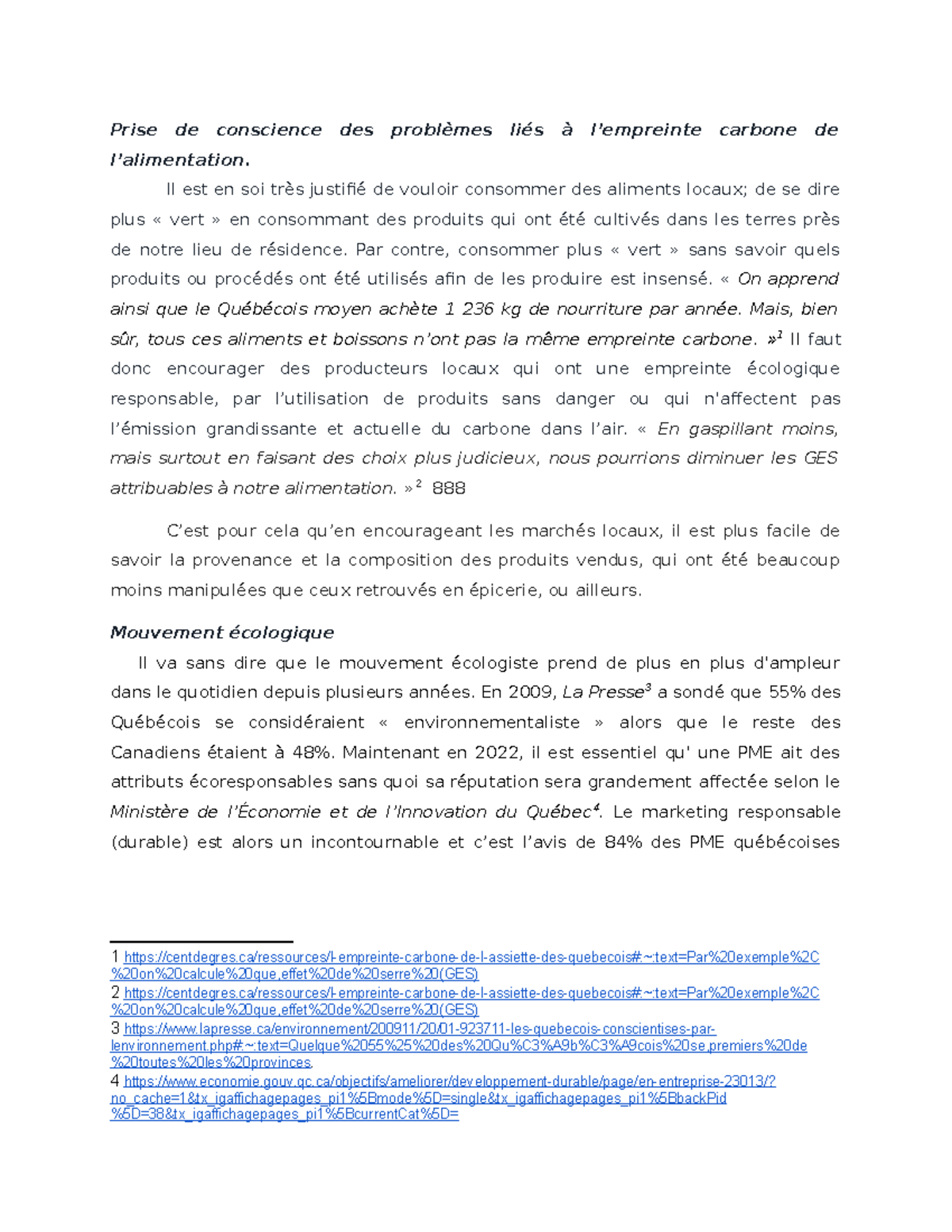 Communication partie 5 - Prise de conscience des problèmes liés à l ...