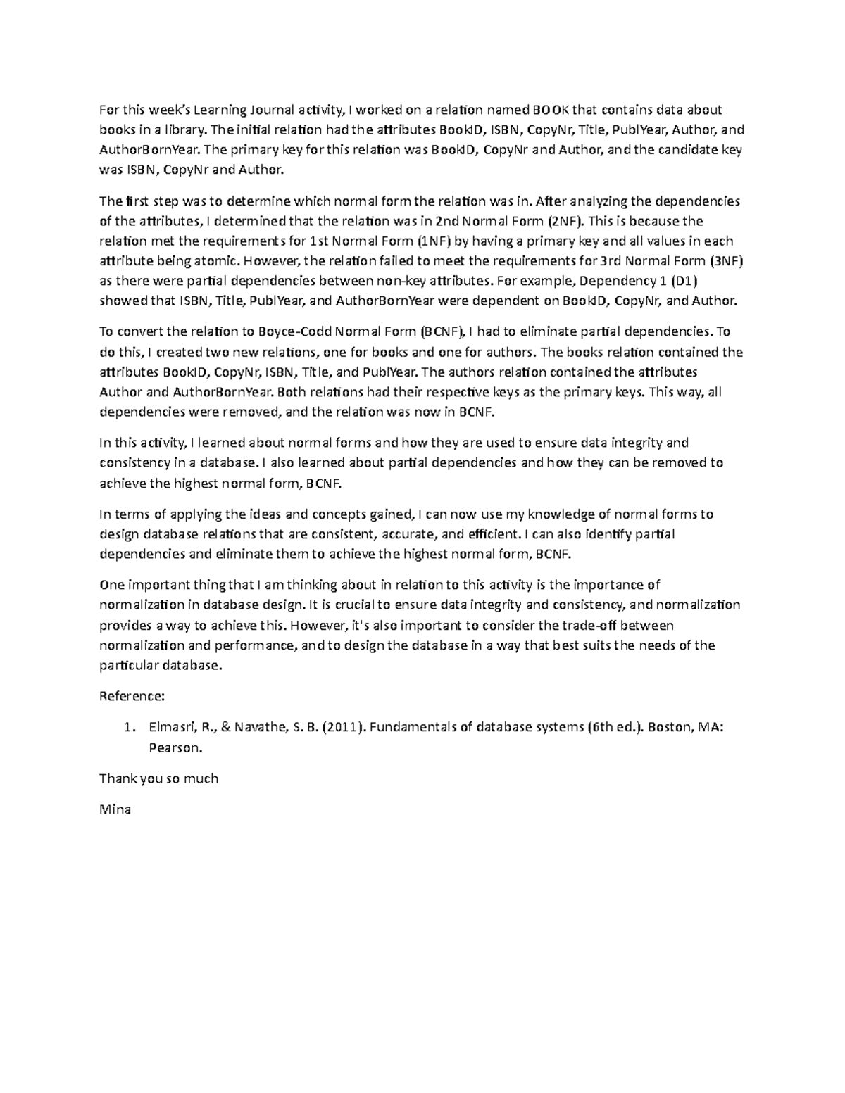 Learning Journal Unit 3 - For this week’s Learning Journal activity, I ...