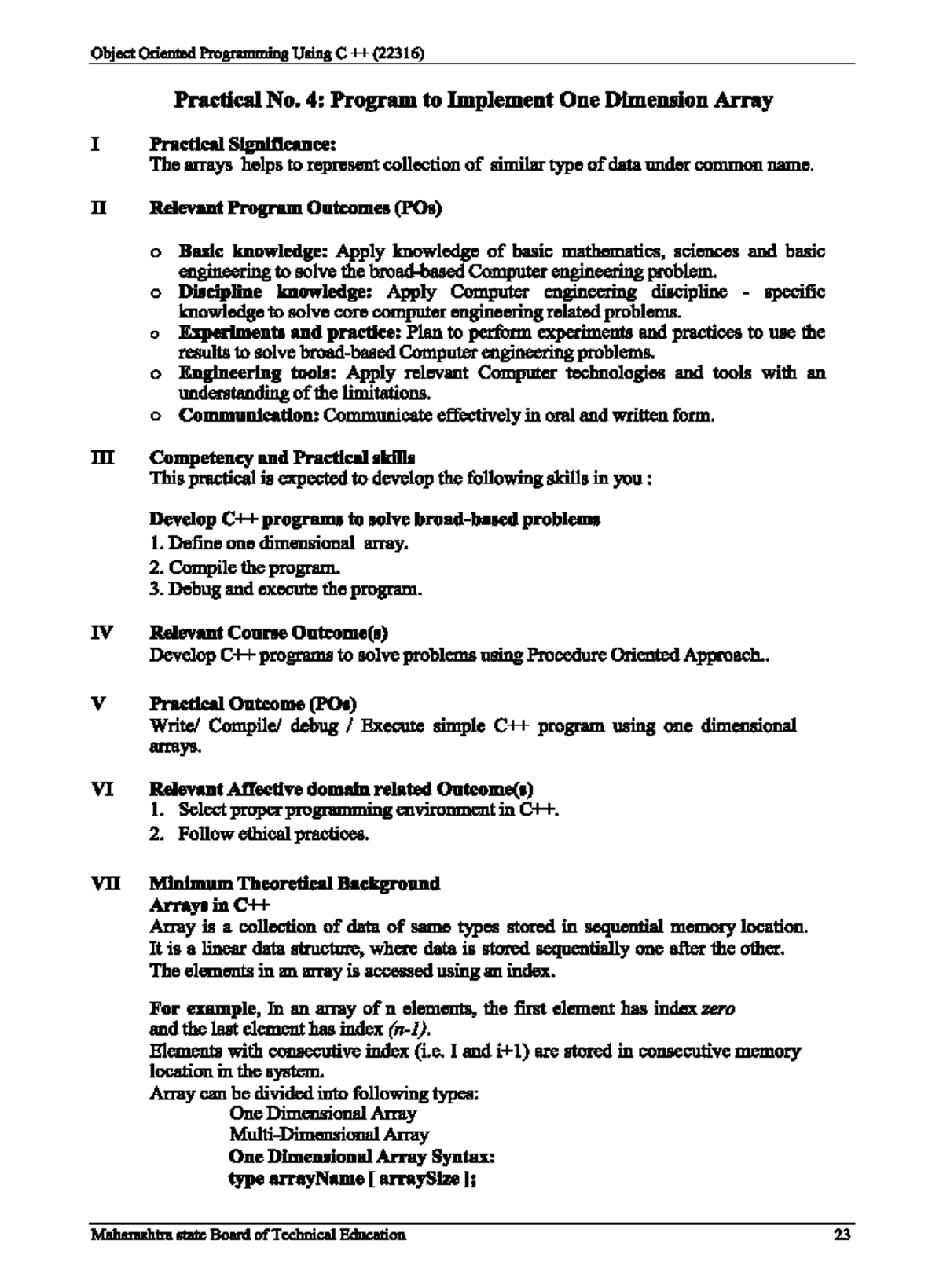 Program Using Exhibiting Data Type Object Oriented Programming I 4337