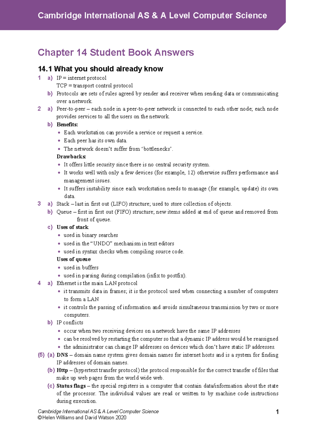 Chapter 14-A level Computer Science- textbook answers - Cambridge ...