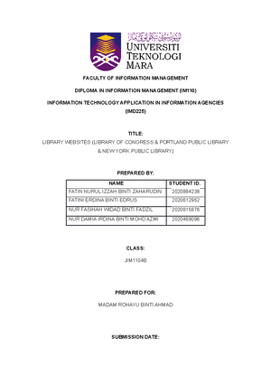 Chapter 6 - STUDY - Information Technology Application In Information ...