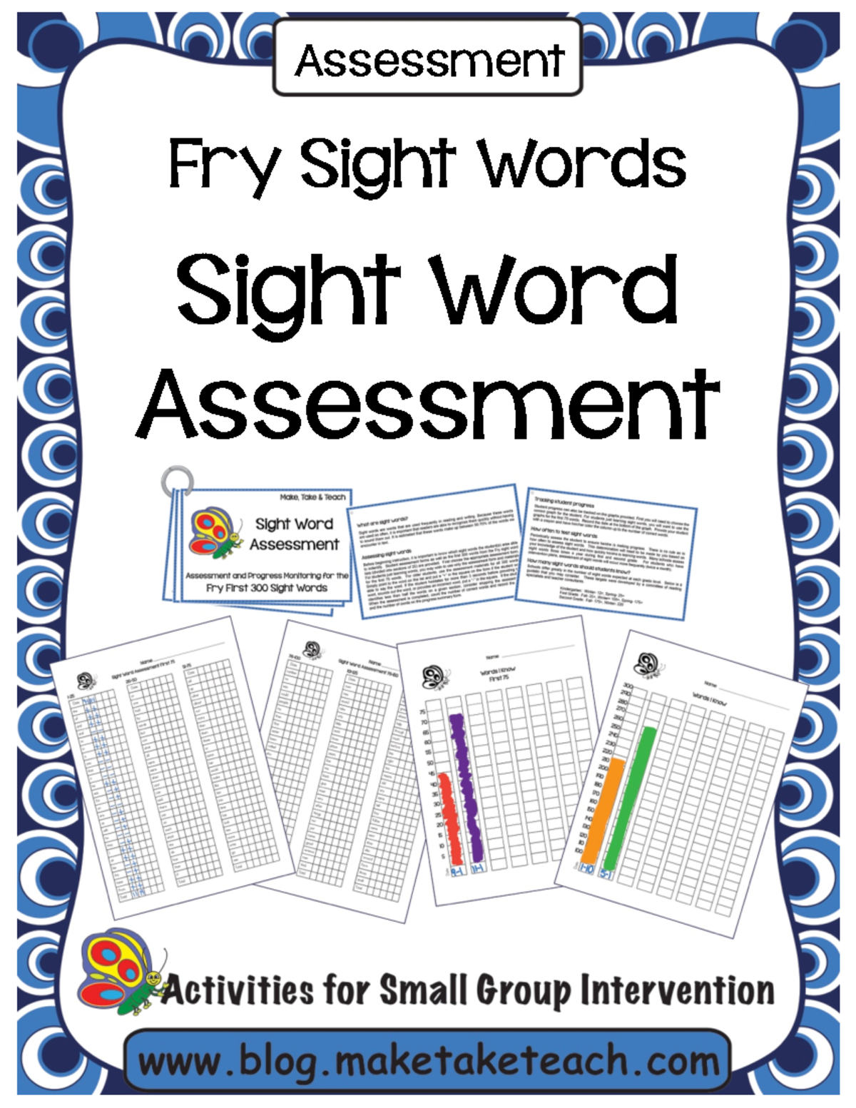 Fry Sight Word Assessmentand Progress Monitoring Materials-1 - Sight ...