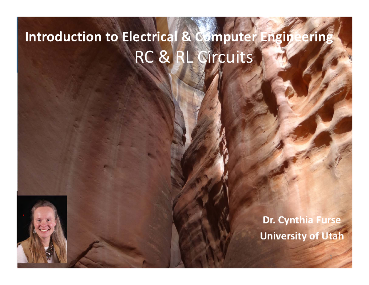 Lecture 5-4,5 RC and RL circuits time domain (with notes ...