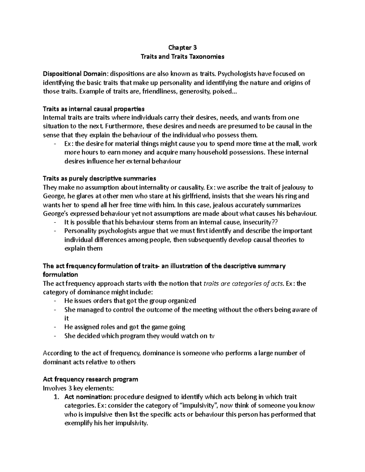 Chapter 3 - Summary The Neuroscience of Consciousness - Chapter 3 ...