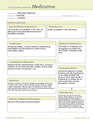 Nutrition - nursing fundamental skills template and worksheet - ACTIVE LEARNING TEMPLATES - Studocu