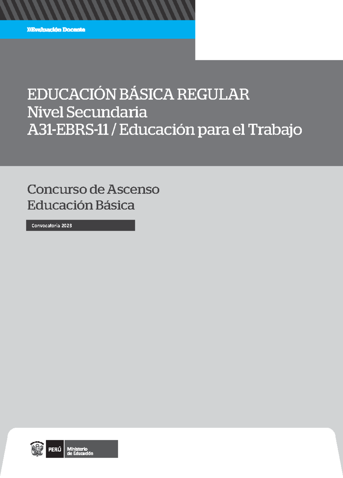 11702489405 A31-EBRS-11 f1 - Secundaria Educación para el Trabajo / A31-EBRS-11 1 Concurso de ...