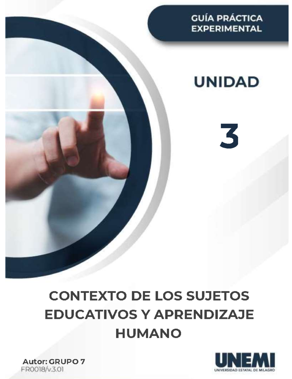 Contexto tarea - CONTEXTO DE LOS SUJETOS EDUCATIVOS Y APRENDIZAJE ...