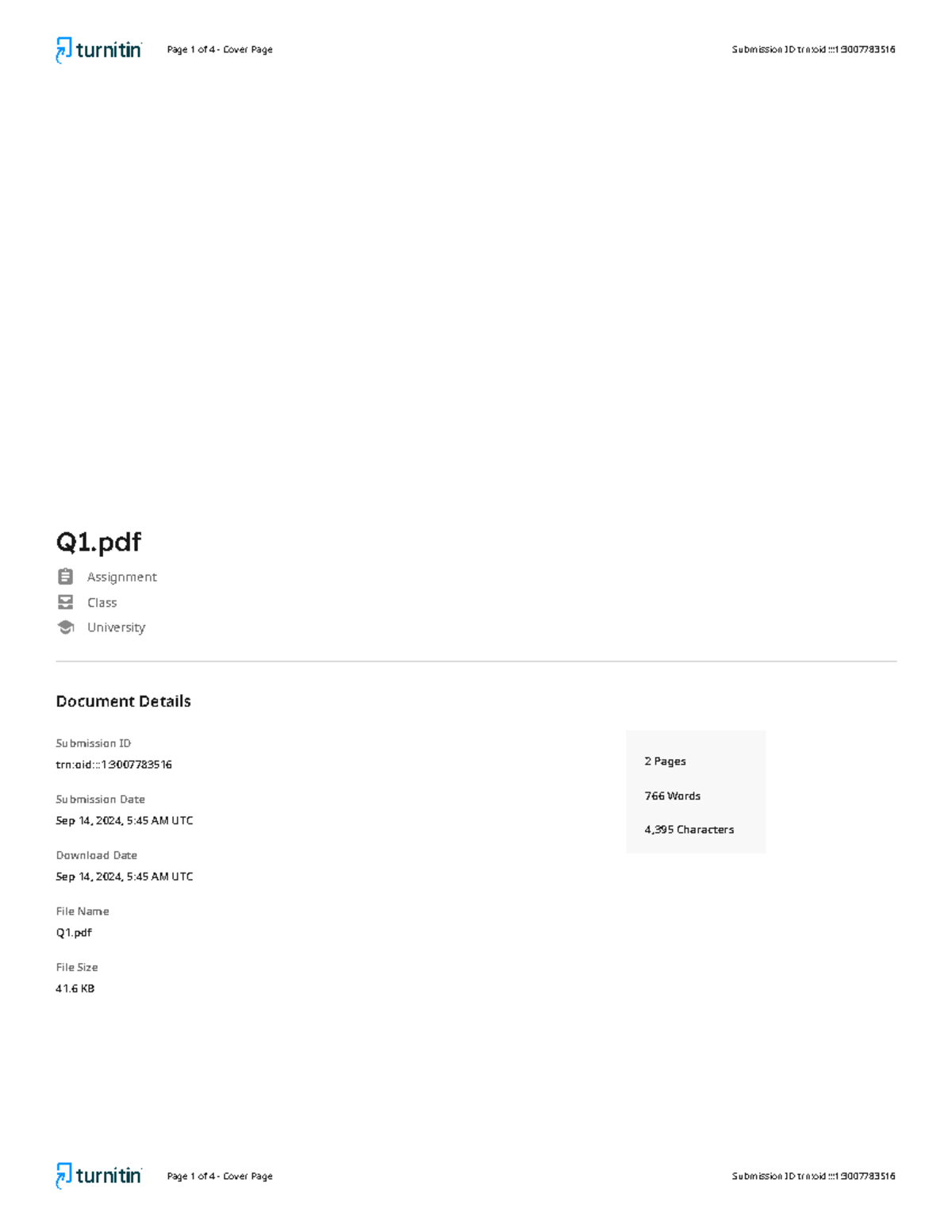 AI-Q1 - assignment - University Class Assignment Q1 Document Details Submission ID trn:oid:::1 ...