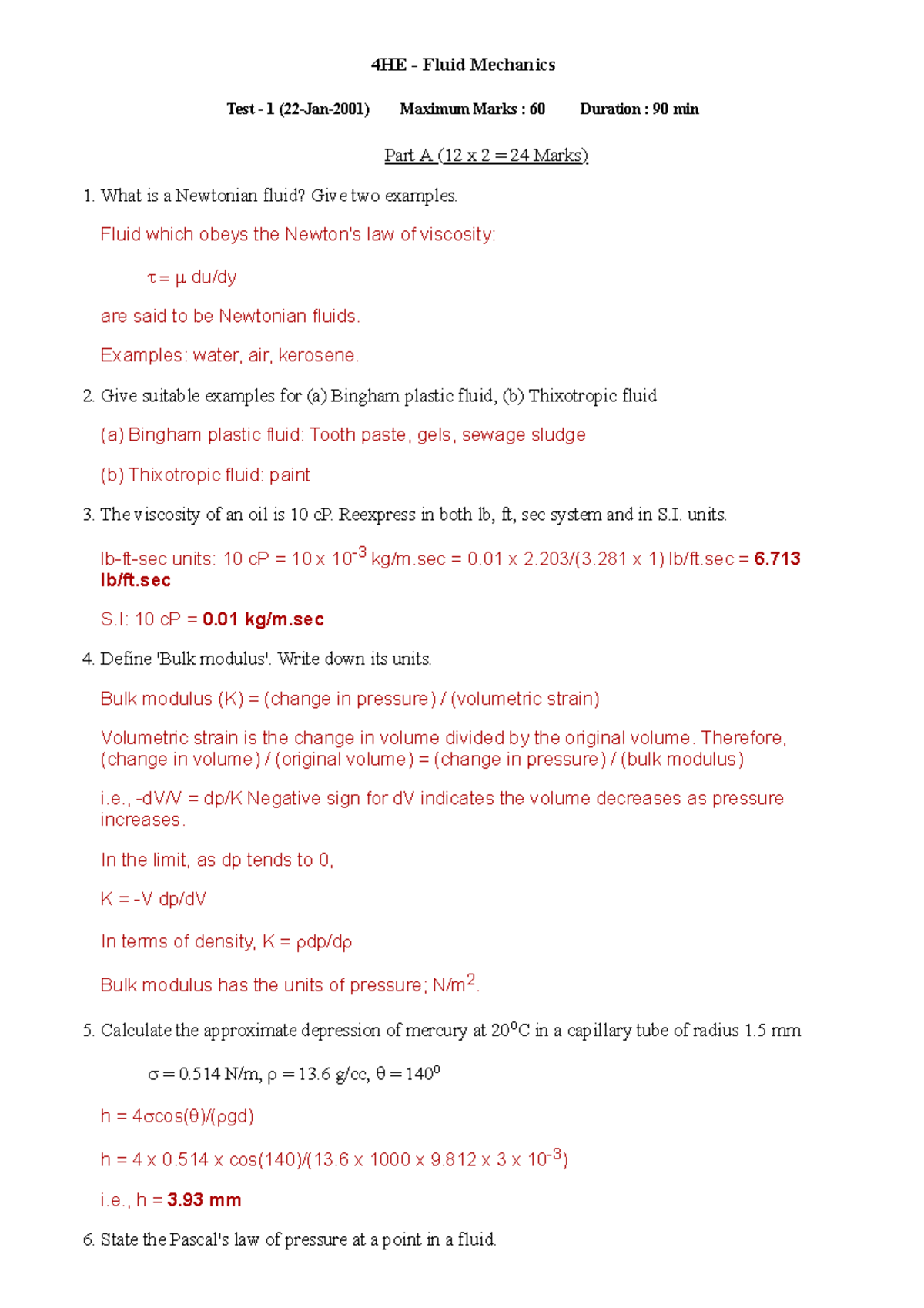 Sample/practice exam 1 January 2011, questions and answers - 4HE ...