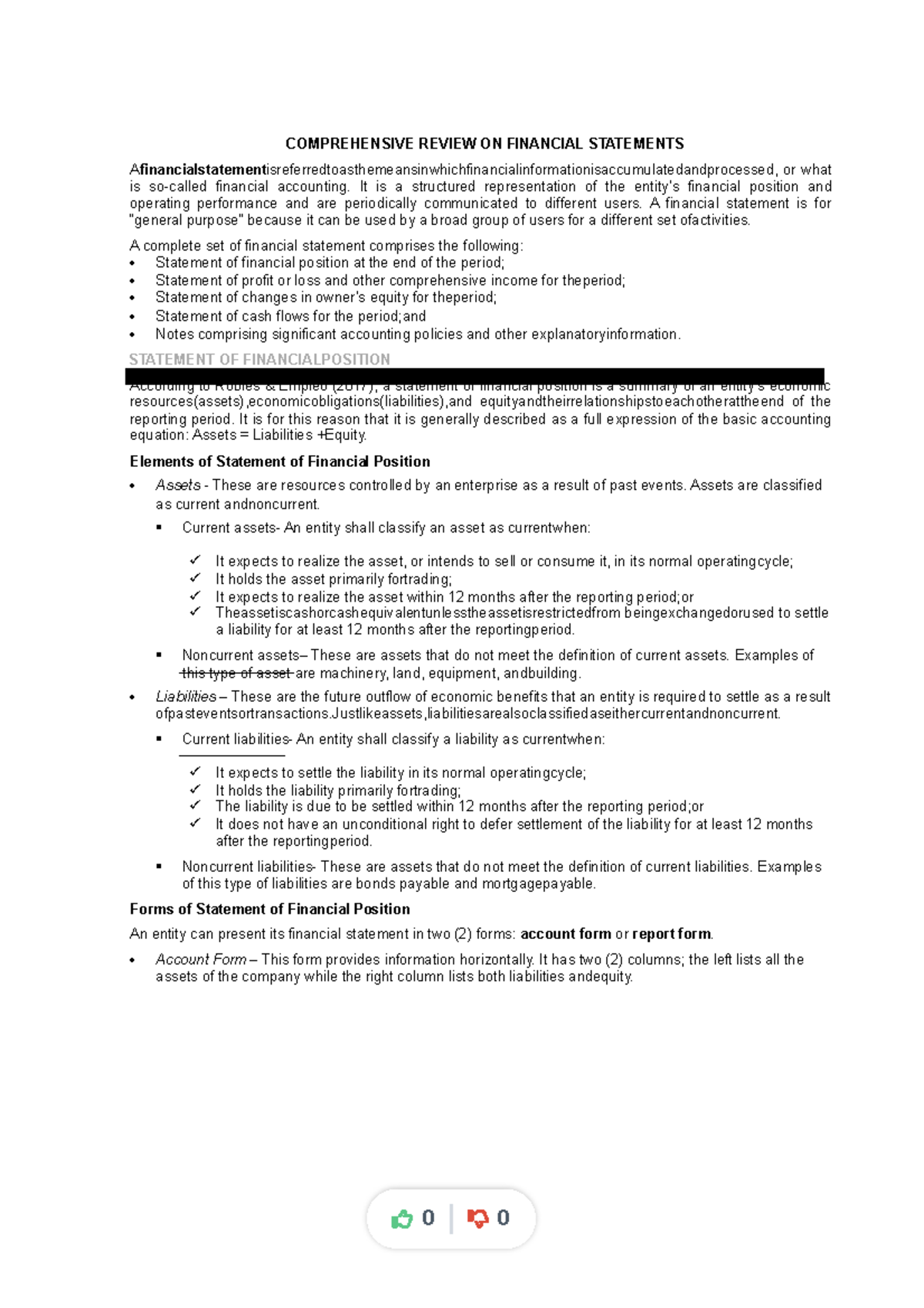 INTERMEDIATE ACCOUNTING 3 NOTES - COMPREHENSIVE REVIEW ON FINANCIAL ...