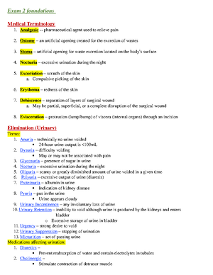 Blood assignment 2 - Lesson 4 Blood Assignment 1. Describe the ...