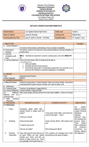 Class record SY 2023-2024 - Bsed- mathematics - Atten dance Month:_____ Quizz es Quarter ...