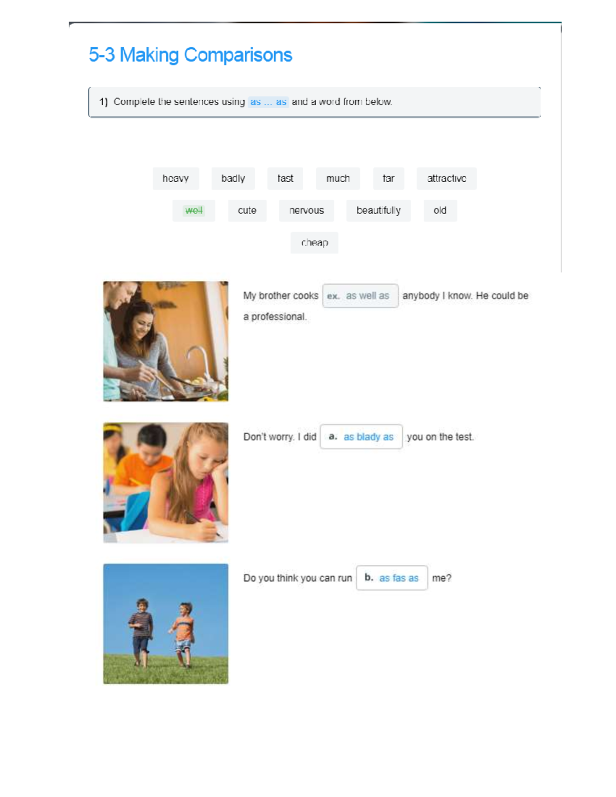 5-3 Making Comparisons part 2 - Ingles II - Studocu