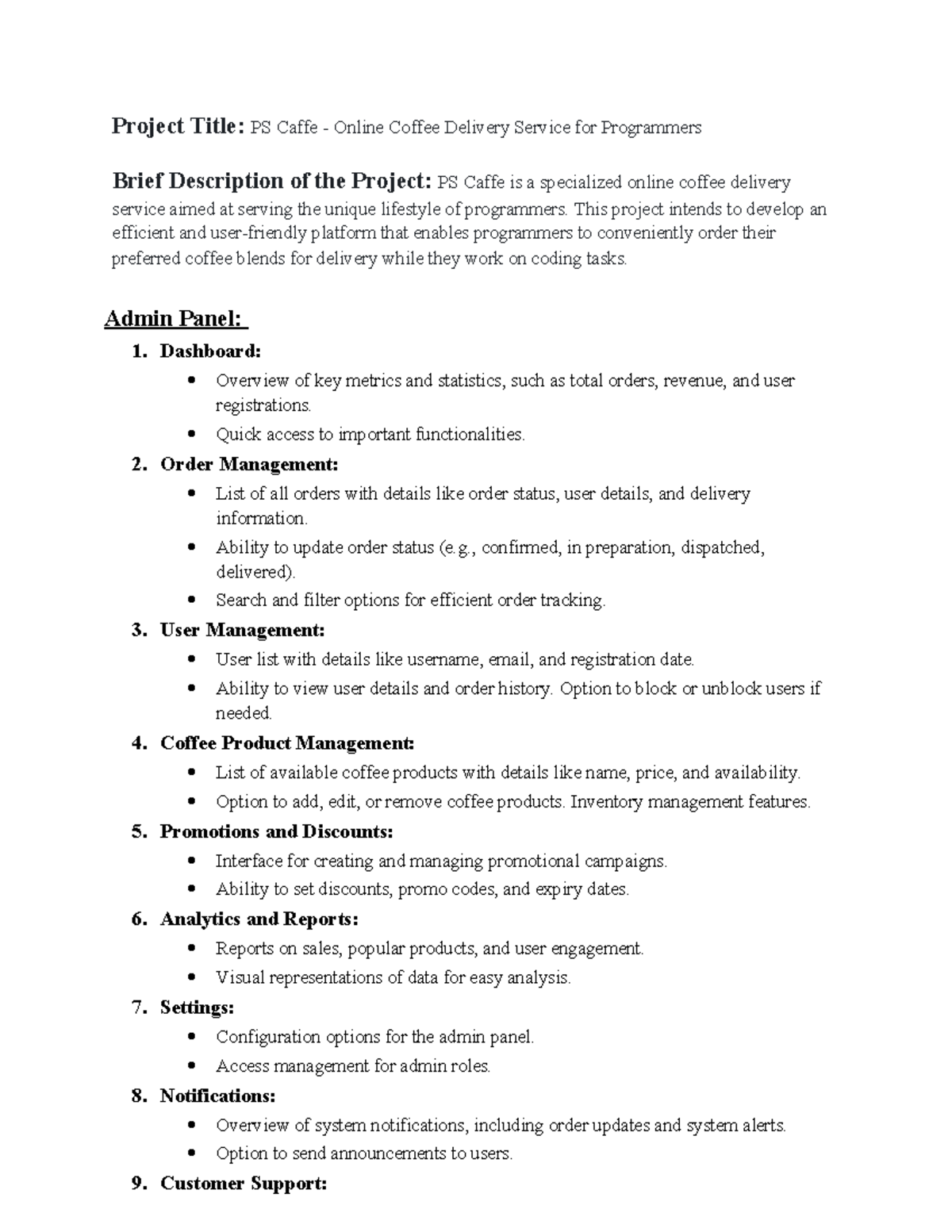 IH-Caffe-2 - sadfasdf - Project Title: PS Caffe - Online Coffee ...