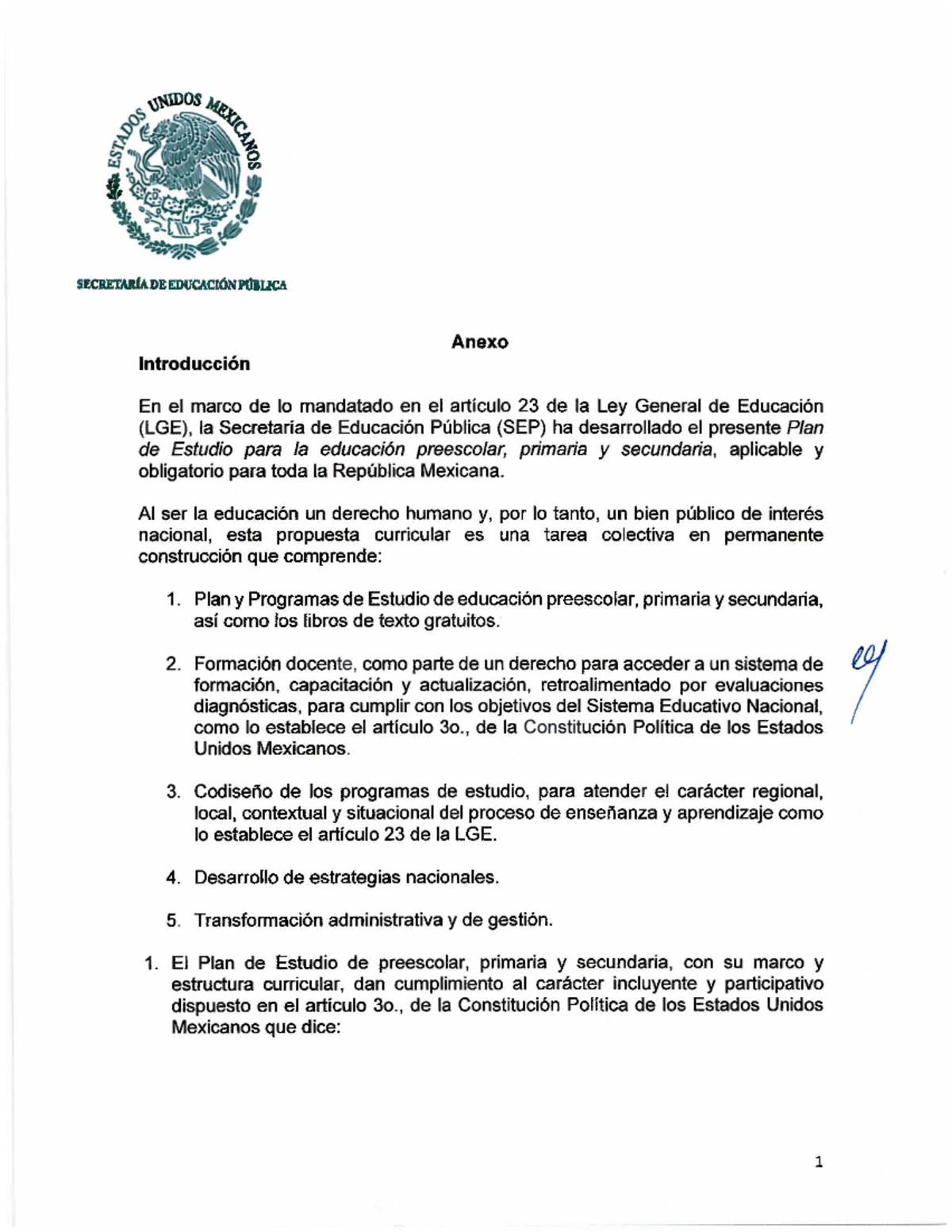 Anexo DEL Acuerdo 14 08 22 - SECIIE'IlUIfADEEDUCAClÓNPllBUCA Anexo ...