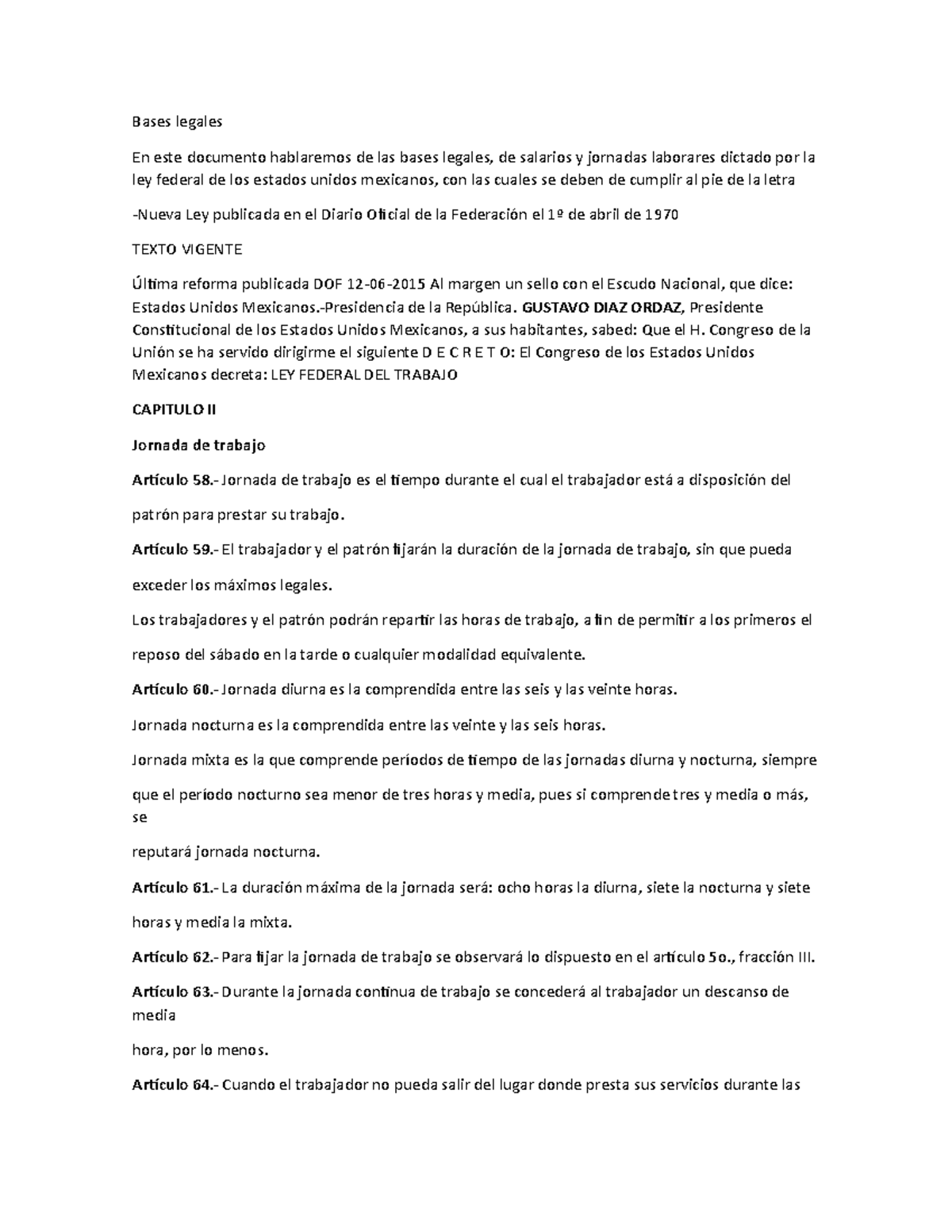Bases legales - Nota: 9,5 - Bases legales En este documento hablaremos ...