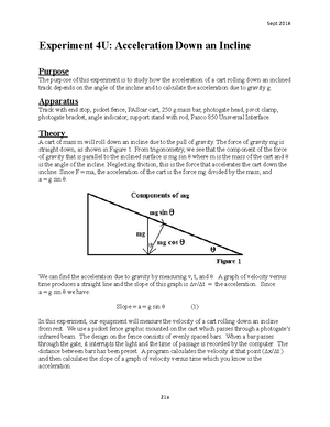 Lab #3- Experiment 3- Equilibrium of Forces - University Physics I Laboratory Lab #3: Experiment ...