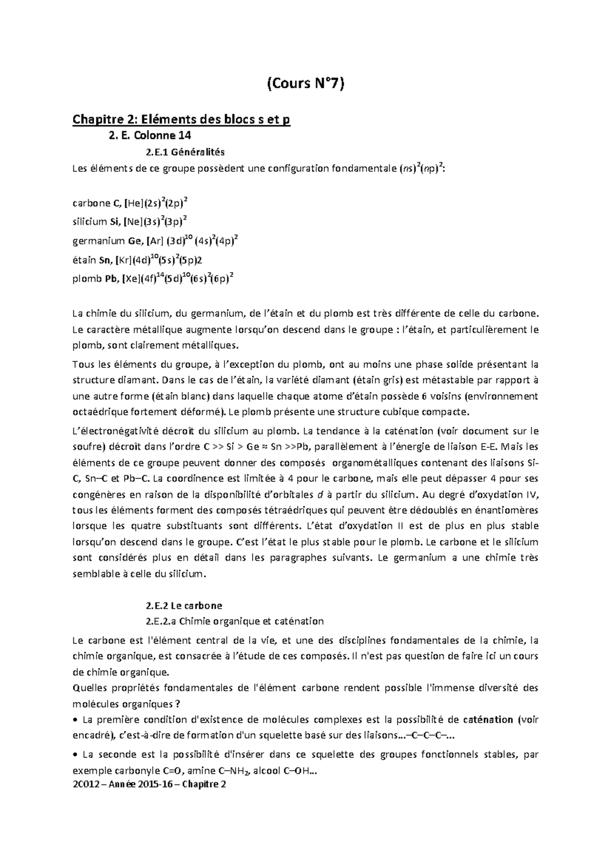 Chapitre 7 chimie inorganique - Warning: TT: undefined function: 22 Warning: TT: undefined ...