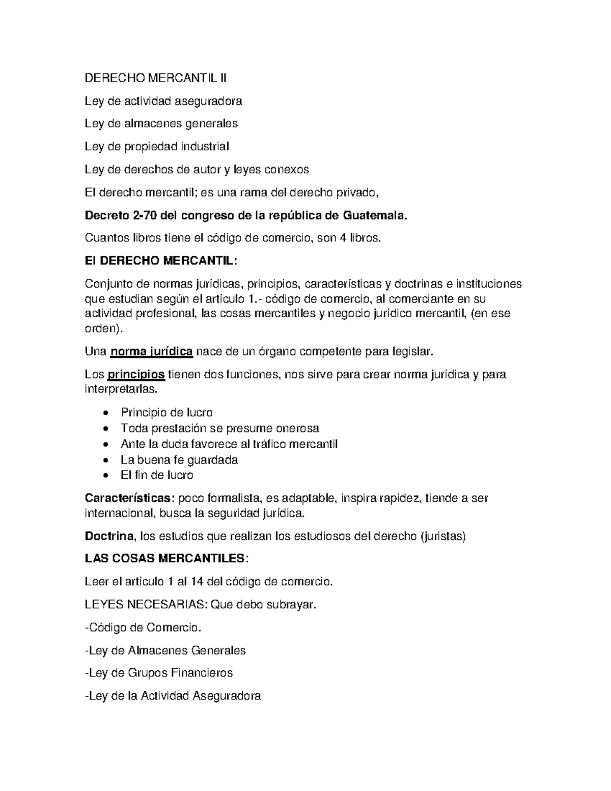 Derecho Mercantil ll - DERECHO MERCANTIL ll Ley de actividad ...