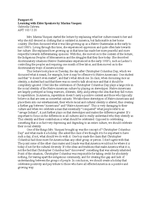 Final Writing Portfolio Spring 2018 - Gabriella Cabrera Gabriella ...