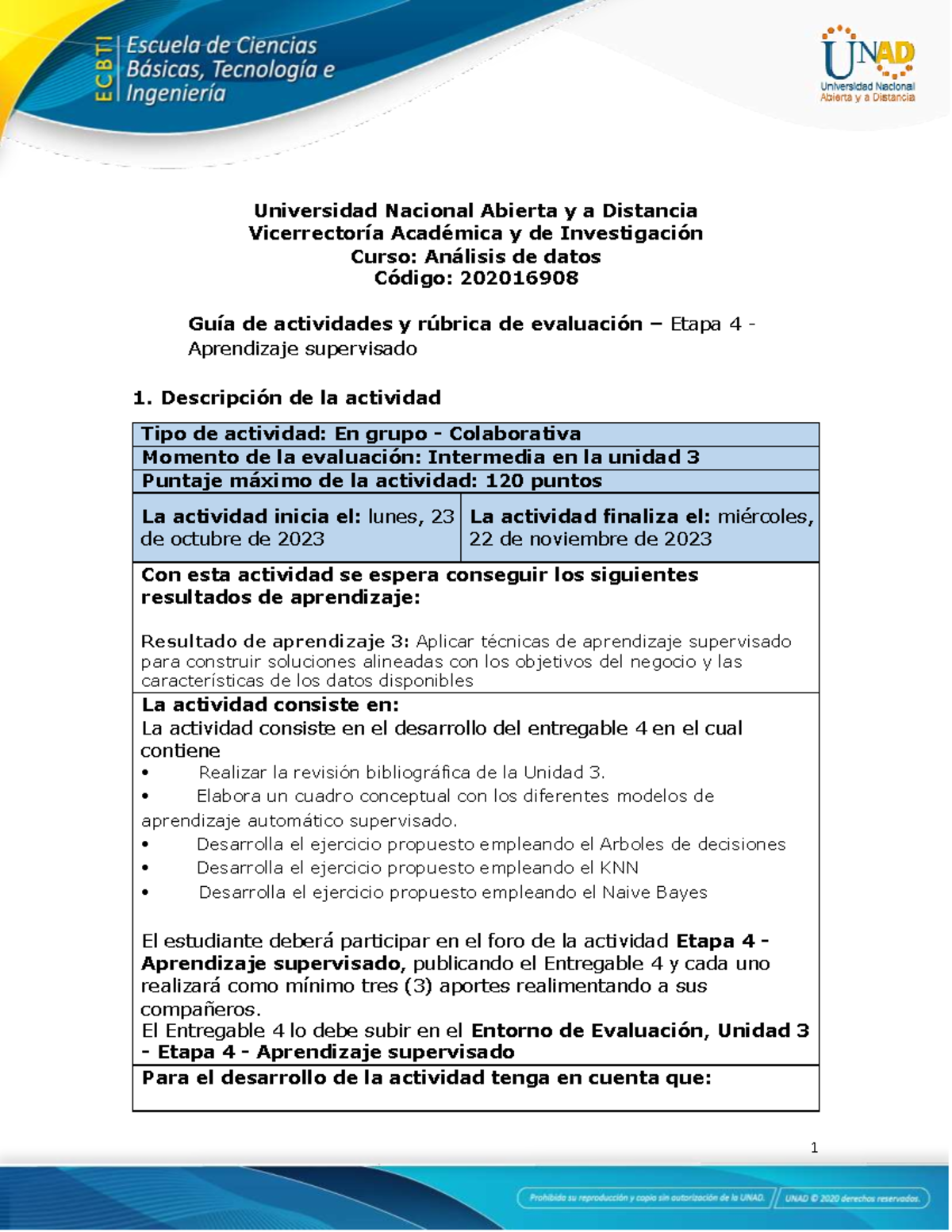 Guía de actividades y rúbrica de evaluación - Unidad 3 - Etapa 4 ...