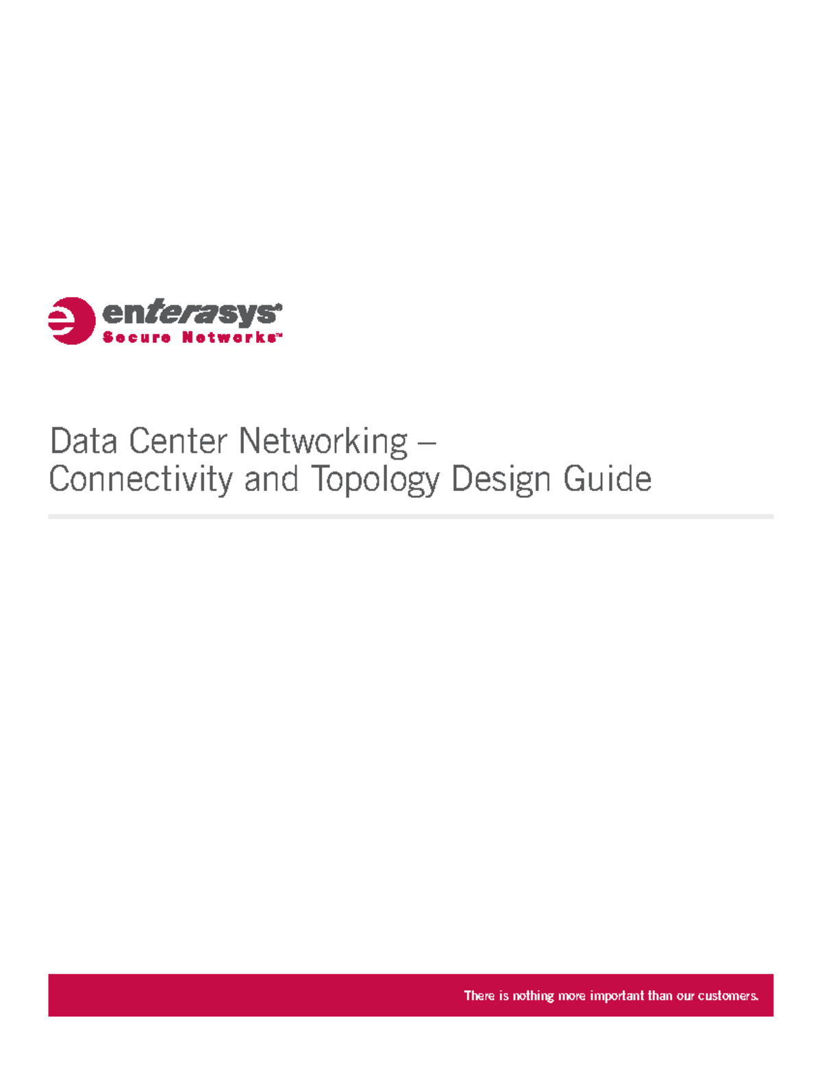 Enterasys Data Center Design Guide - Data Center Networking ...