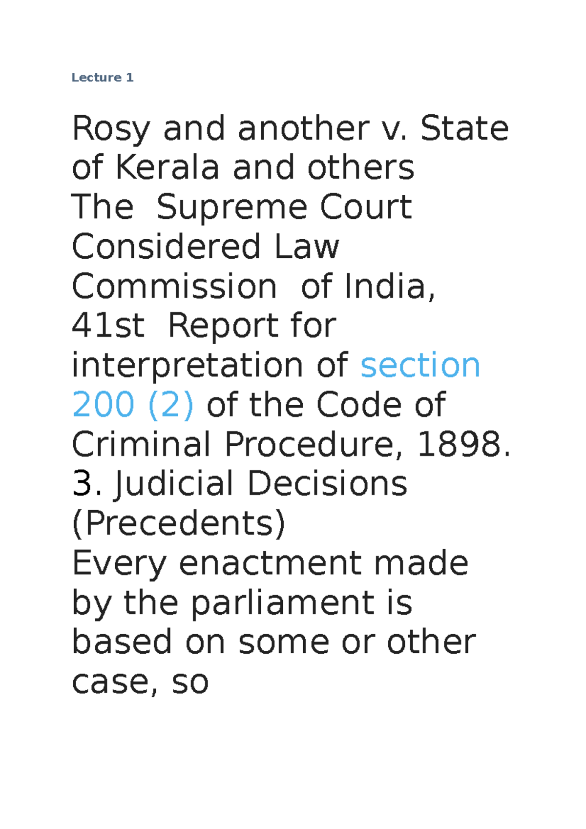 141 Legal Foundation lecture 1-3 - Law foundation - AucklandUni - Studocu