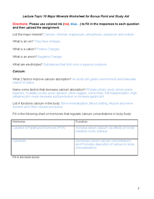 Fat soluble vitamin worksheet-1 - Name (required ...