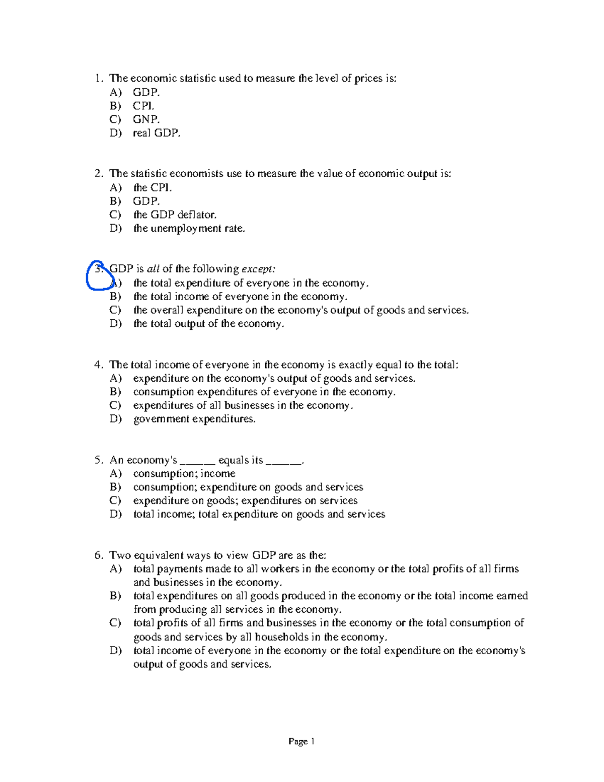 Chapter 2 The Data of Microeconomics: Exercises - The economic ...