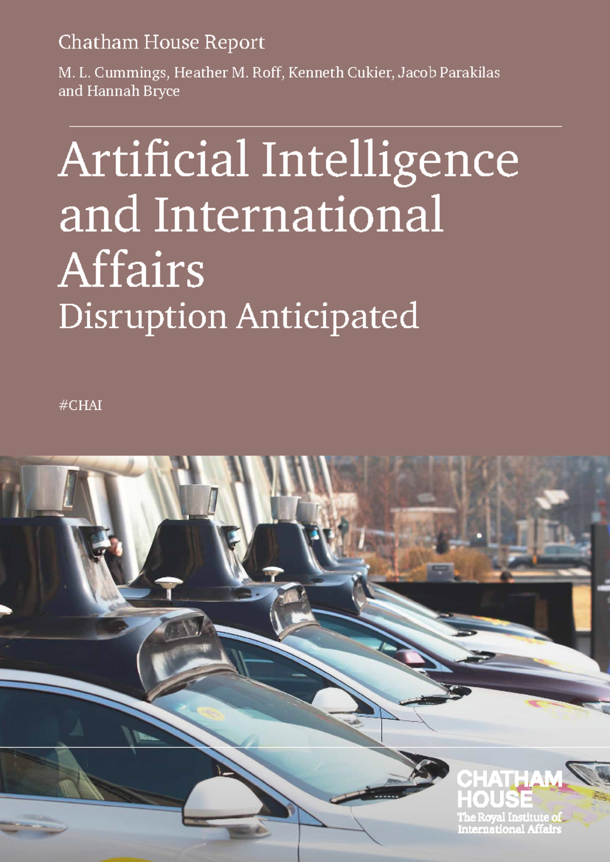 Geopolitical Implications of AI - Chatham House 2018 - Artificial ...