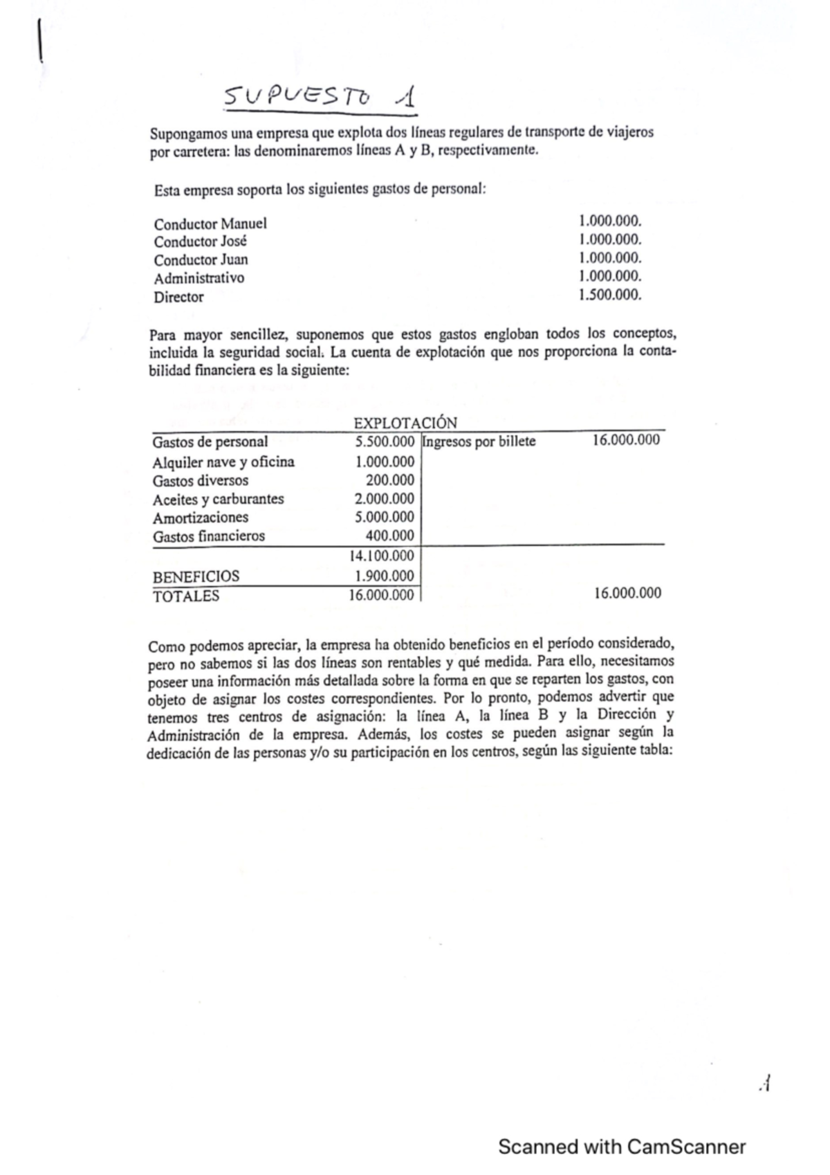 Supuestos SE - Economics SL - Studocu