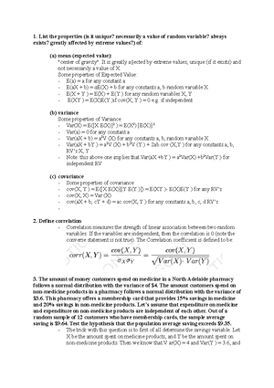 Stata Commands Cheat Sheet - Command Purpose STATA Syntax sum [var] Provides summary statistics ...