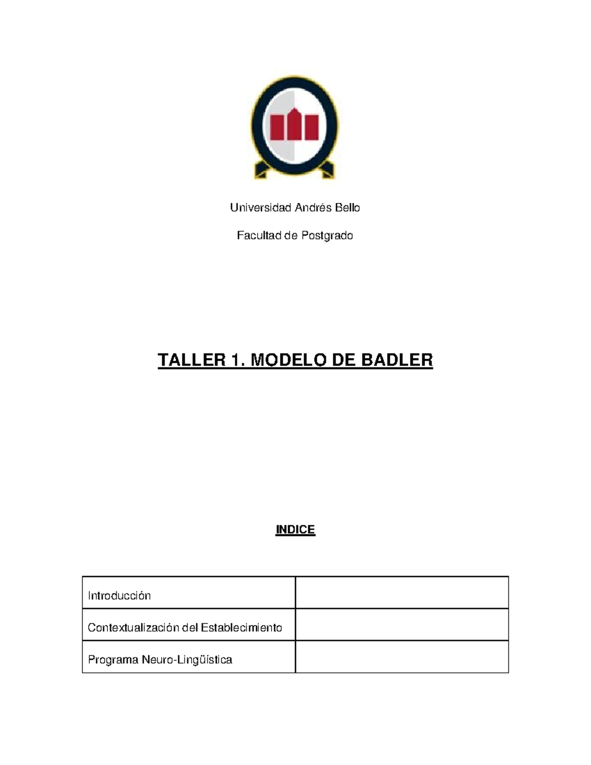 Test VAK PNL y estilos de aprendizaje en alumnos - Universidad Andrés ...