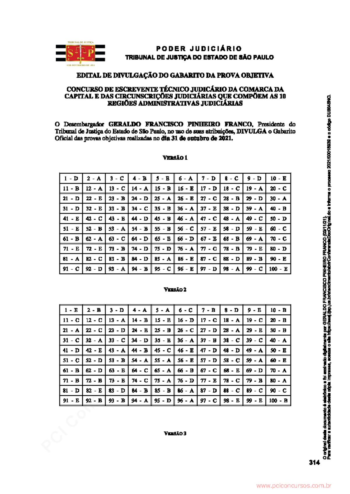 Gabarito - Prova oab - OAB questão - pcimarkpci - Studocu