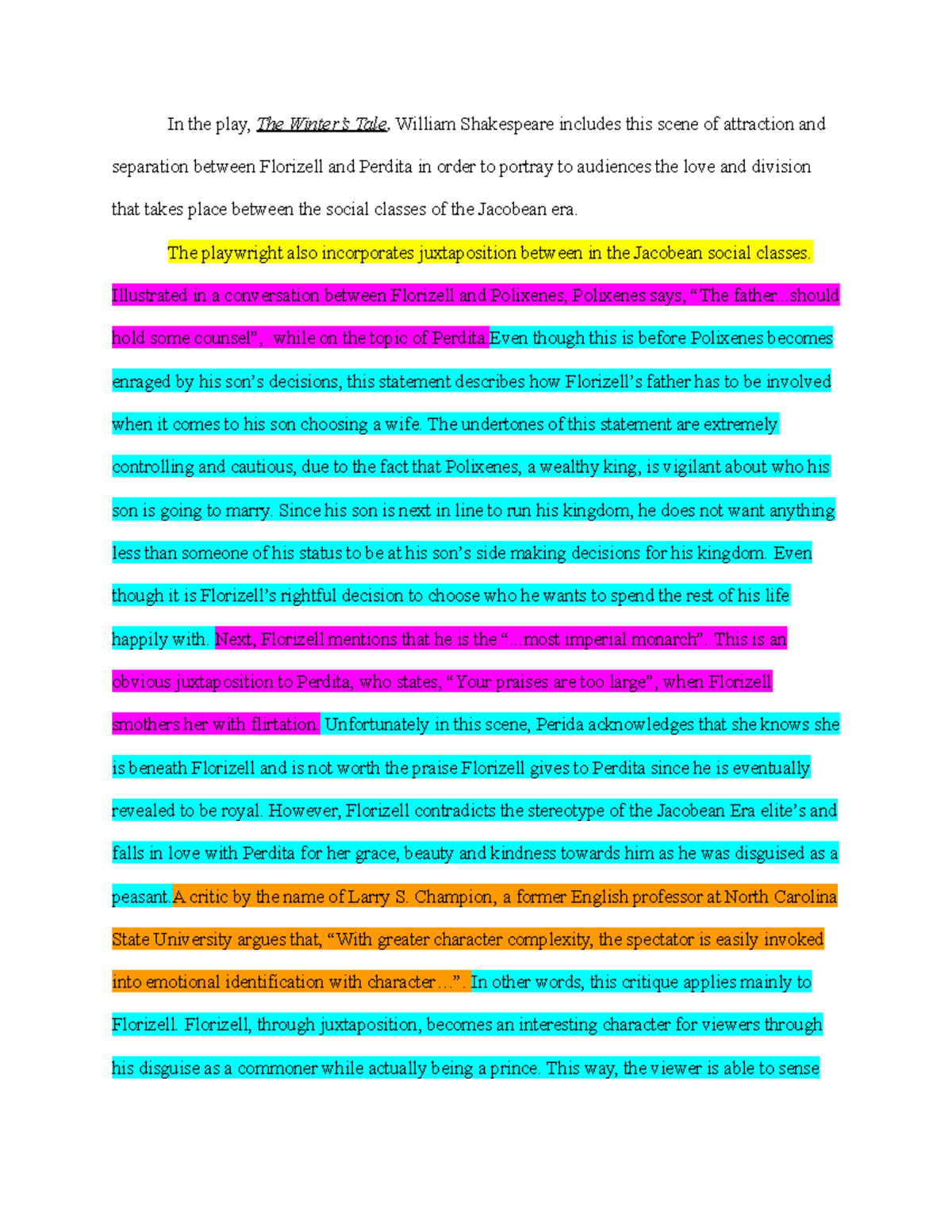 One PEEL and Anchor - Practice and example as to how to write a PEEL ...