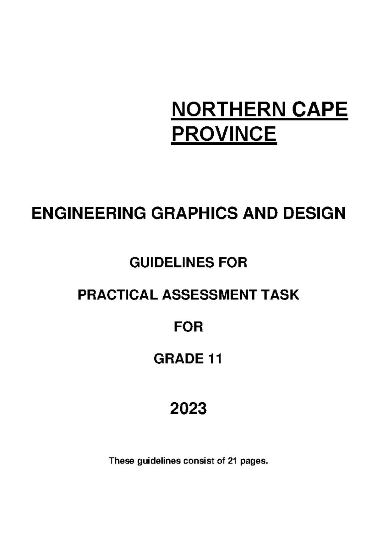 EGD Grade 11 PAT 2023 - Help with pat - ENGINEERING GRAPHICS AND DESIGN ...