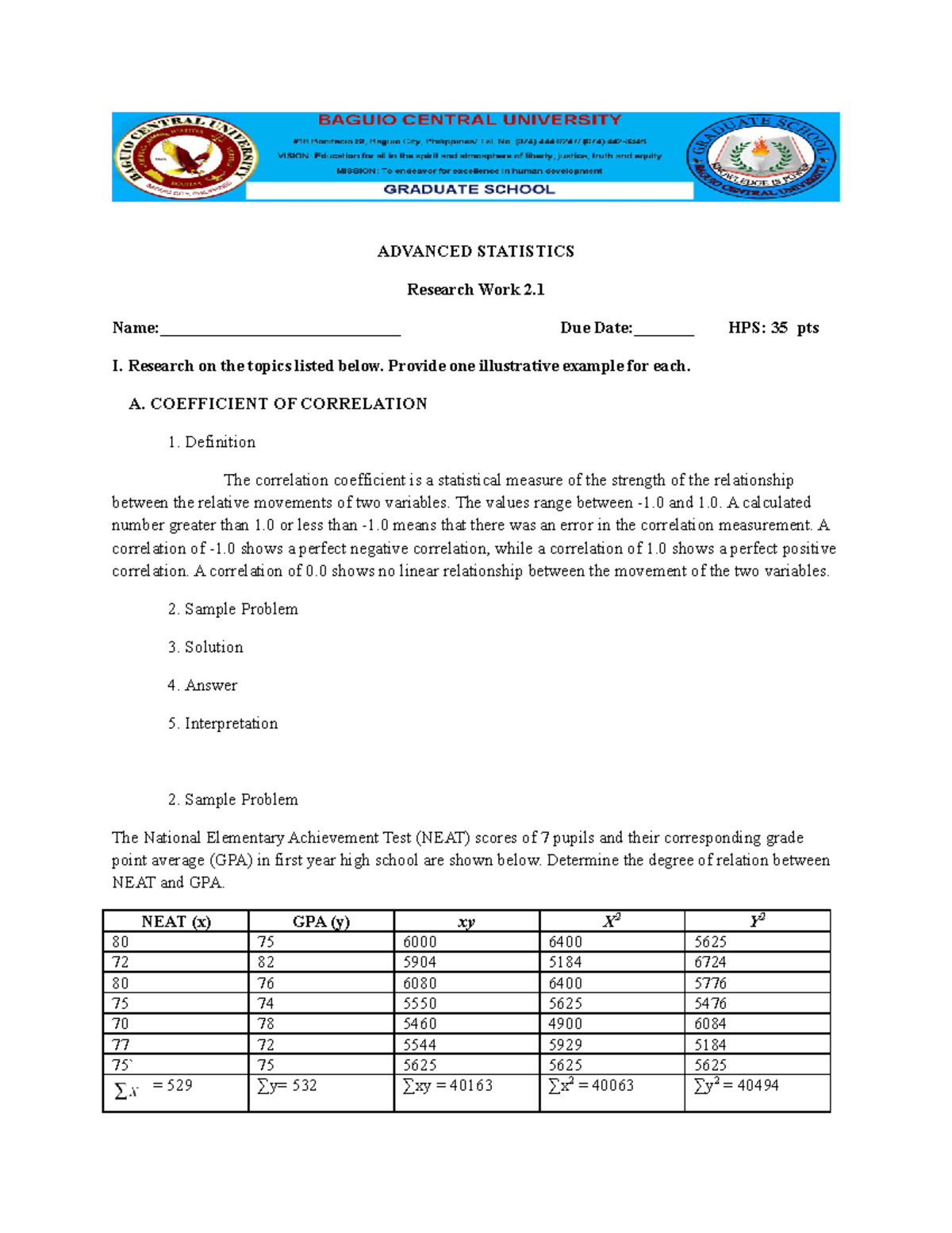 Advanced- Statistics Research-Work-2.1 Final na ito - ADVANCED ...