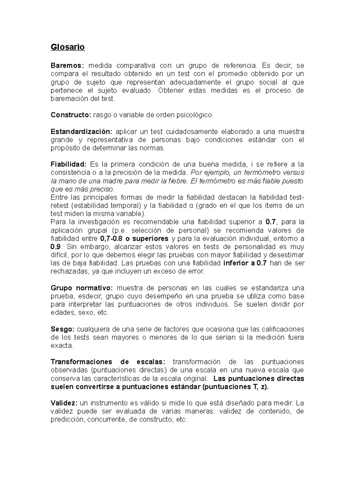 Glossari Directrices uso test BO - Glosario Baremos: medida comparativa ...