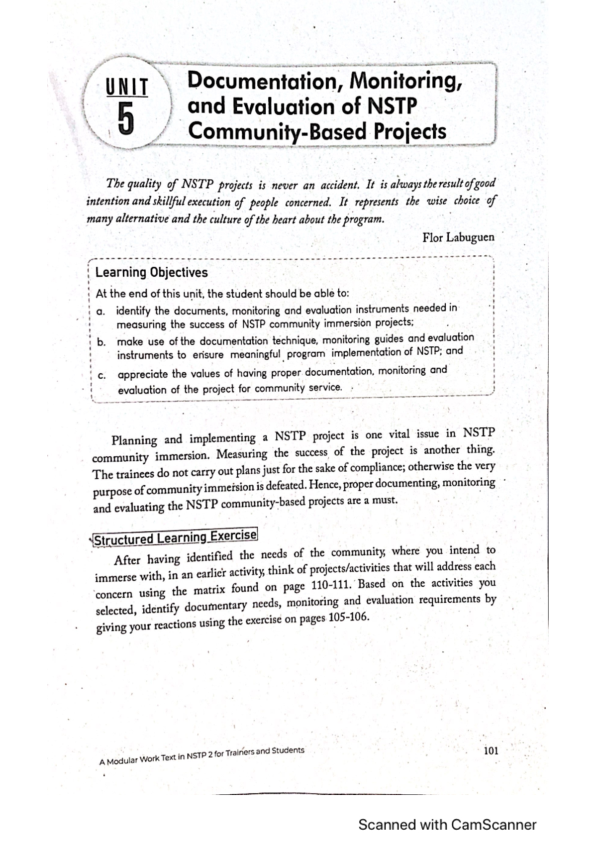 05 Documentation-Monitoring-and-E - Master of Education - Studocu