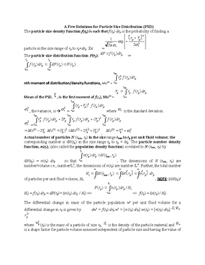Forces Causing Separation Illustrations - CHE 603 - Studocu