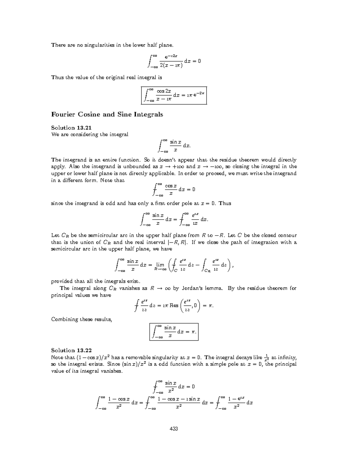 Ref MATH Adv Math Methods Sean Mauch-114 - There are no singularities ...