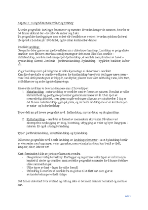 Geografi - VG1 - Videregående skole - Studocu