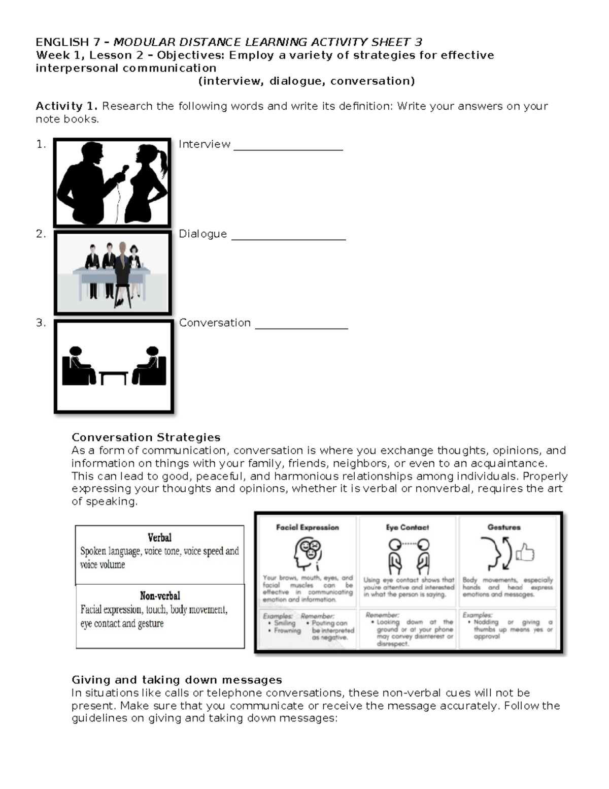 ENG7 HOME Based Activities 3 - ENGLISH 7 – MODULAR DISTANCE LEARNING ...