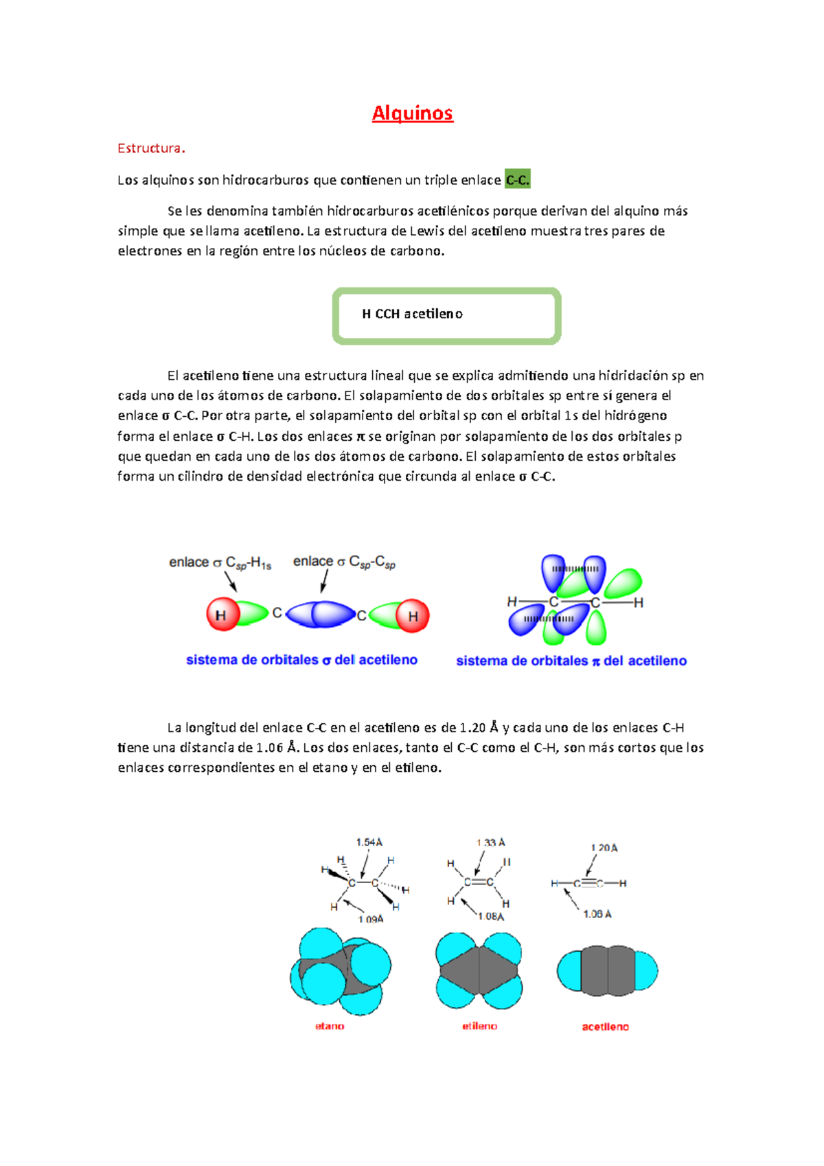 Alquinos - otros - Alquinos Estructura. Los alquinos son hidrocarburos ...