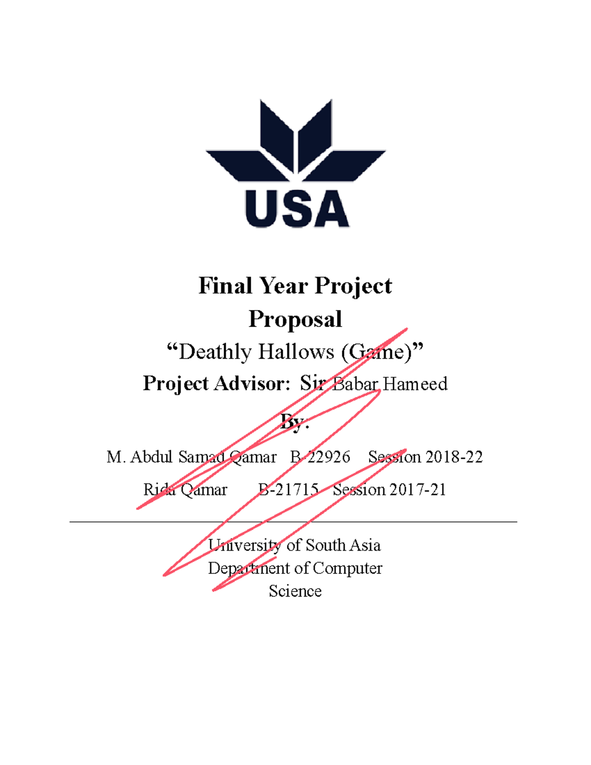Final Year Project Proposal - Final Year Project Proposal “Deathly ...